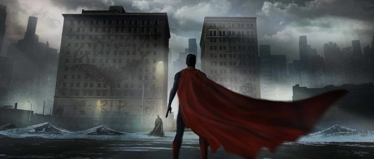 Este arte conceptual de 'Batman v Superman' revela dónde casi tuvo ...