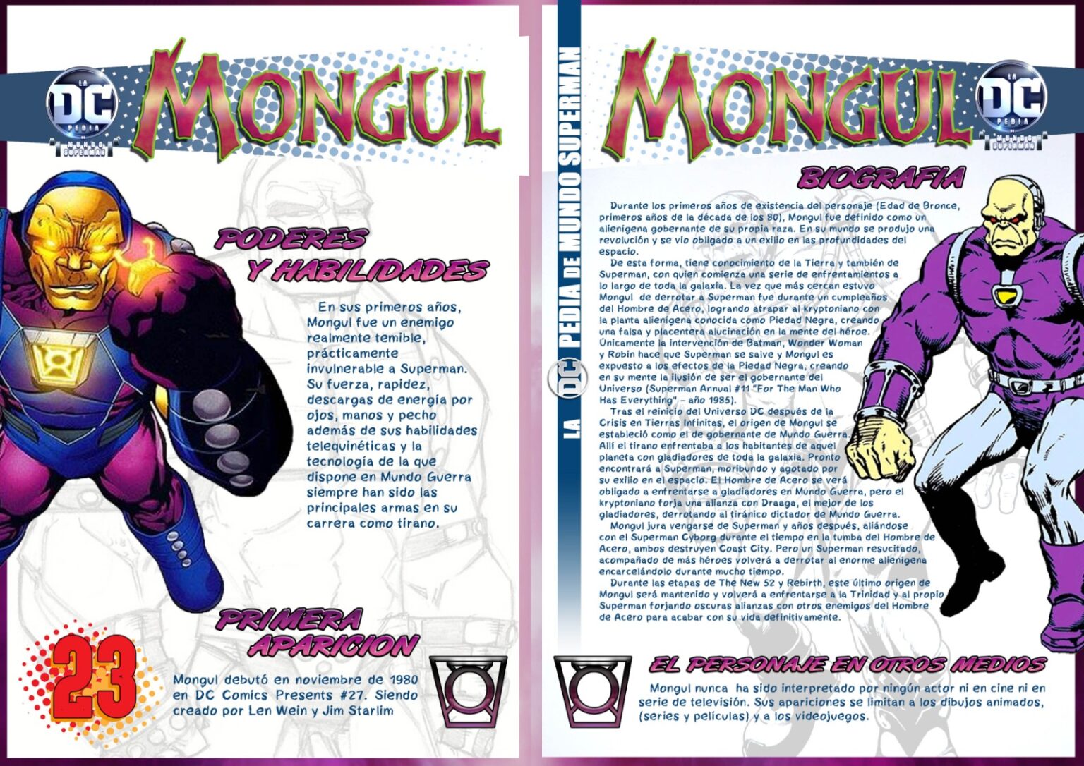 DCpedia de Mundo Superman: Mongul el tirano de Warworld