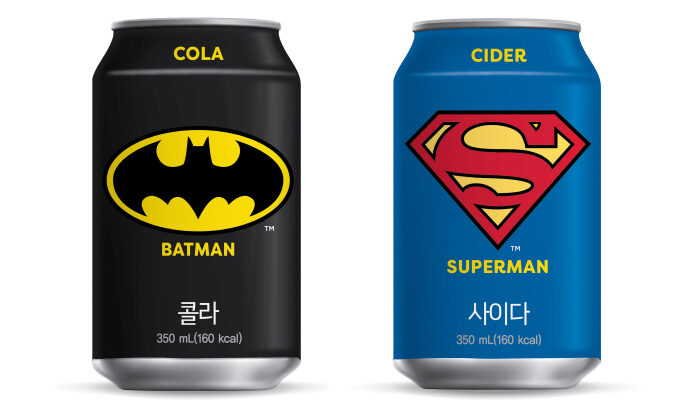 Superman Cider llega a los estantes de las tiendas en Corea del Sur