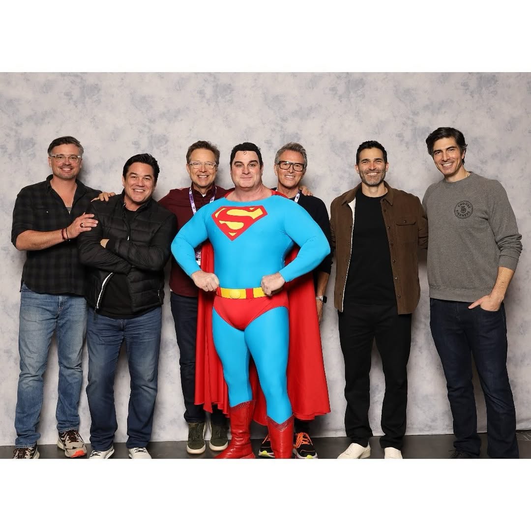 Seis actores de Superman juntos en una sola foto