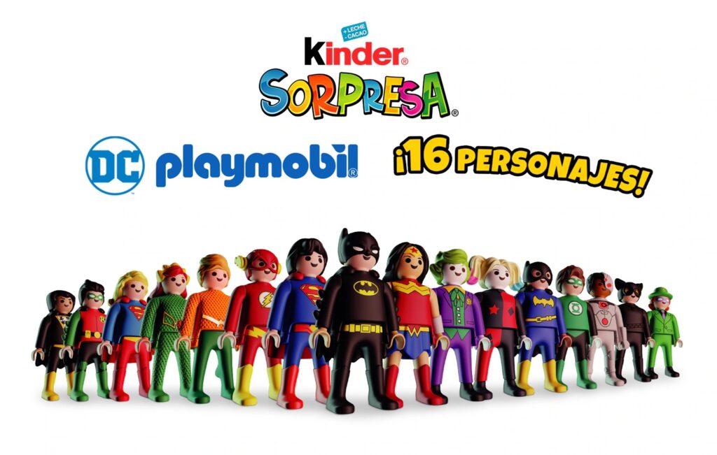 Kinder Sorpresa lanza una colección limitada de DC de Playmobil